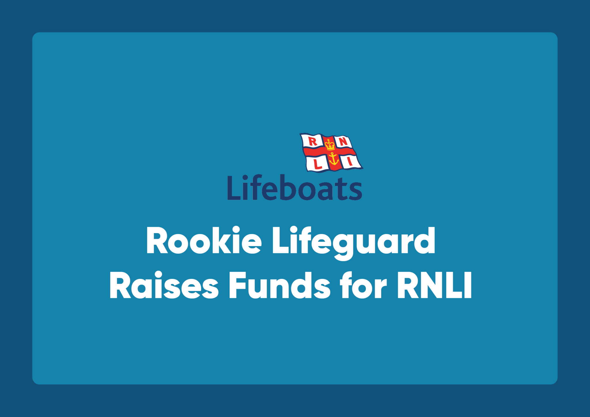Rookie Lifeguard Raises Funds for RNLI - Gyms in Huddersfield and ...